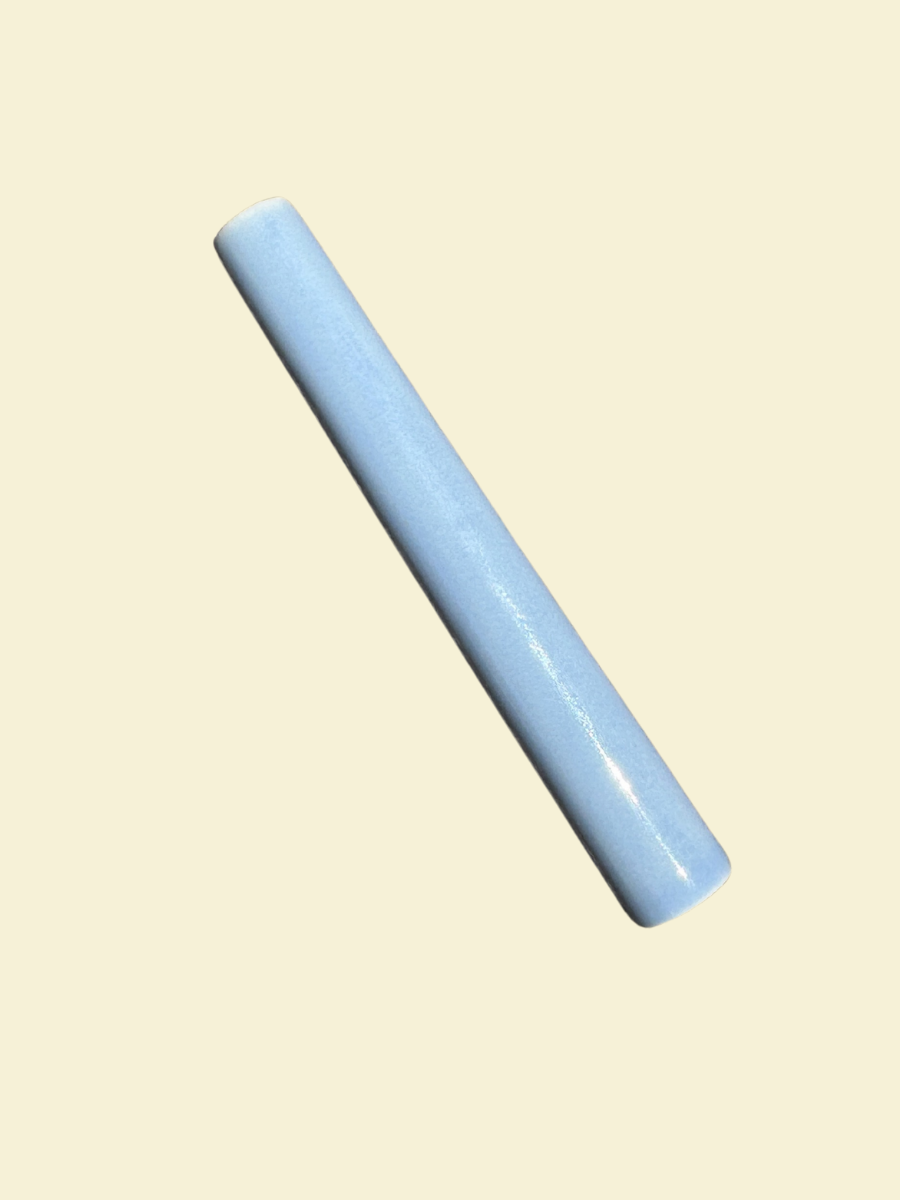 Sprout Pipe in Sky | Ceramic Pipe | Wandering Bud Modern Smokeware