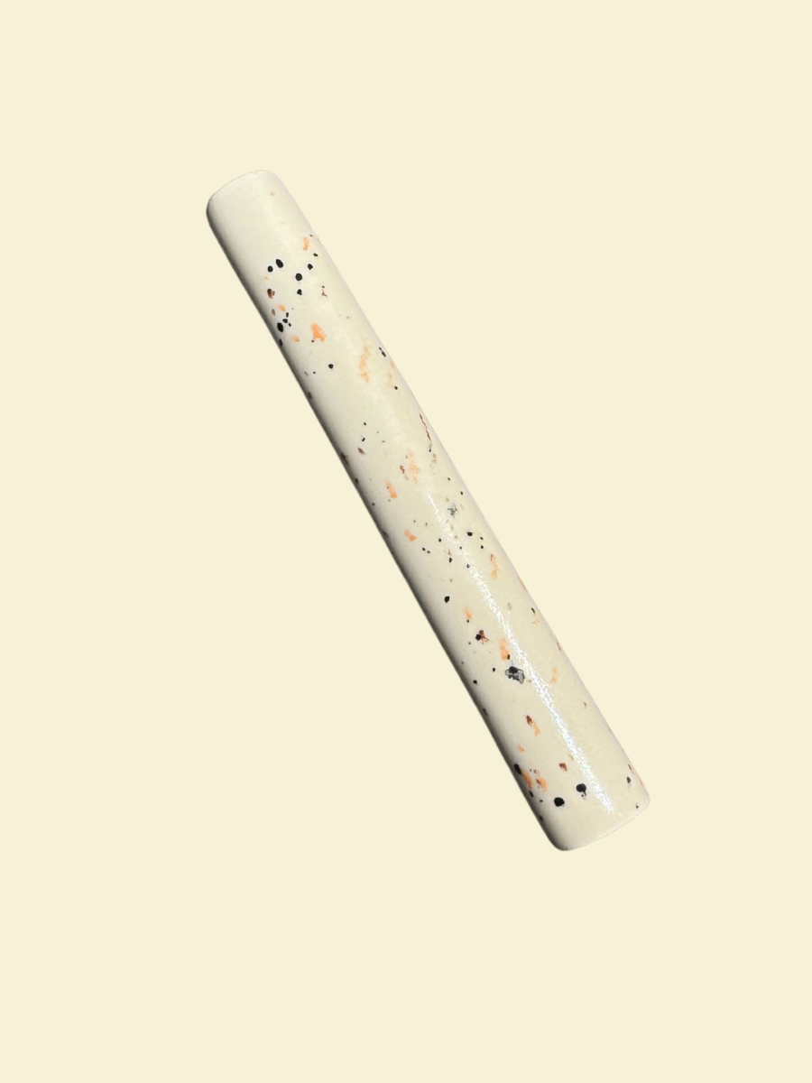 Sprout Pipe in Vanilla Bean | Ceramic Pipe | Wandering Bud Modern Smokeware