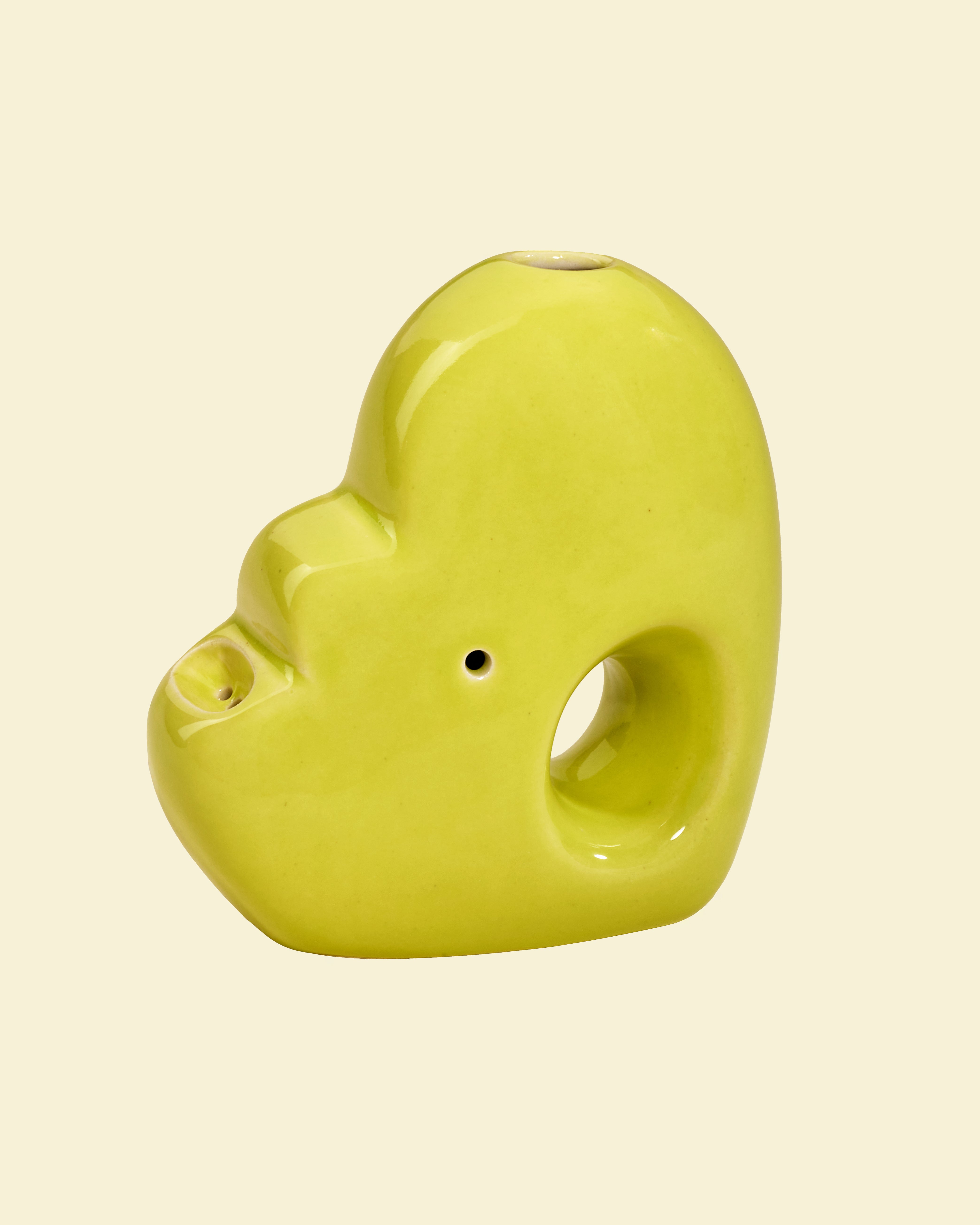 Blossom Bubbler in Lemongrass | Ceramic Bubbler | Wandering Bud Modern ...